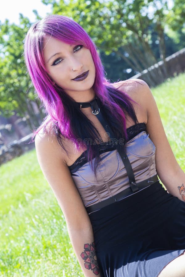 Dark Castle stock image. Image of lady, fashion, person - 58937011