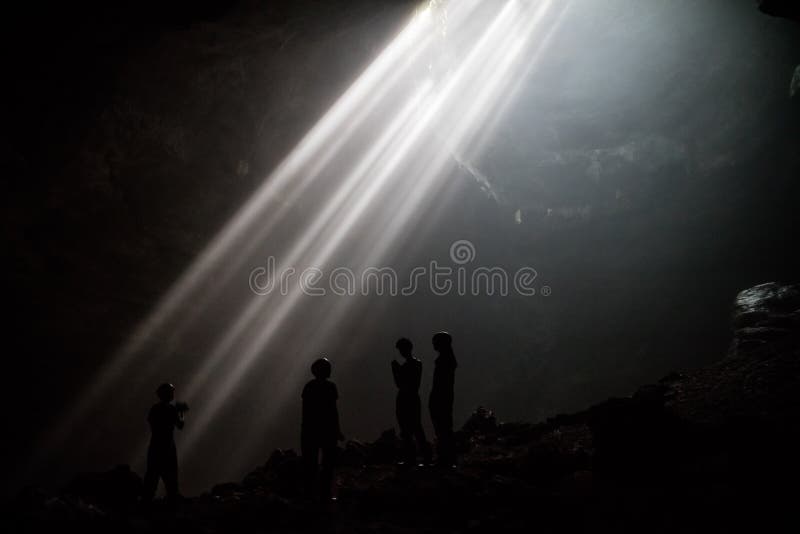 Dark Cave and Light in Java, Indonesia Stock Photo - Image of nature ...