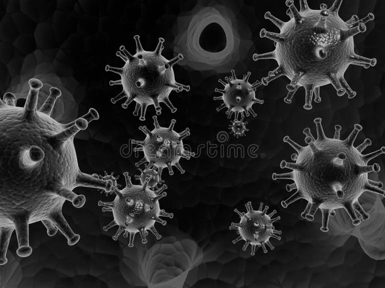 Dark cell stock illustration. Illustration of biology - 13812406