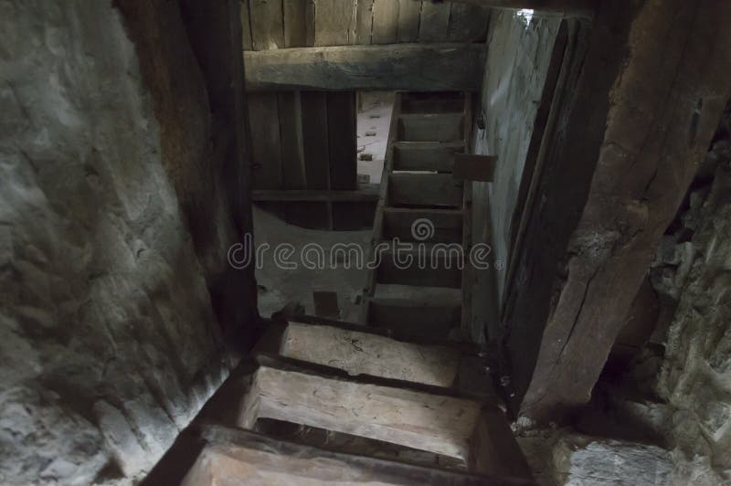 Dark cellar stairs stock photo. Image of cellar, architecture - 106643654