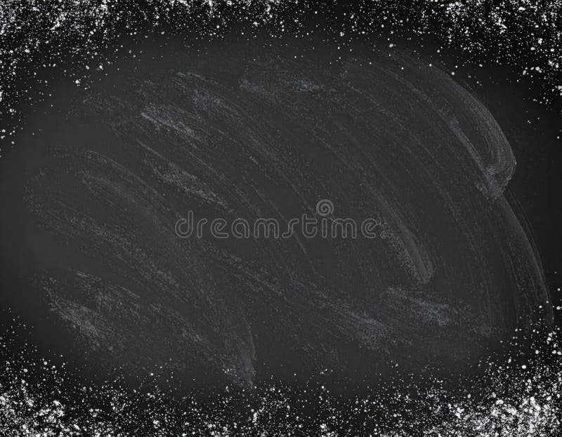 Dark Chalkboard Background Texture with White Dust Stock Illustration ...