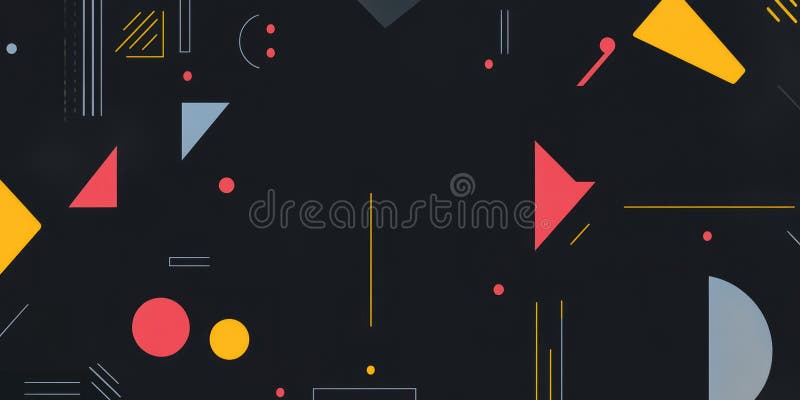 A Dark Charcoal Grey Background with Geometric, Angular Shapes ...