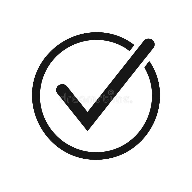 Dark Checkmark Stock Illustrations – 3,130 Dark Checkmark Stock ...