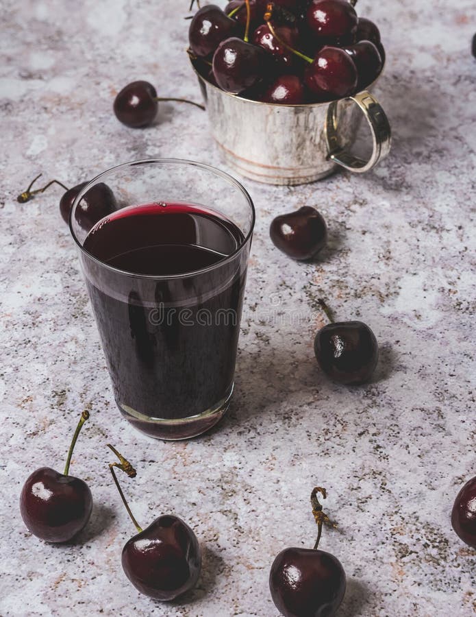 Dark Cherry Drink stock image. Image of lifestyle, natural - 137520837