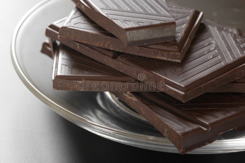 Dark chocolate stock photo. Image of sweet, horizontal - 12357848