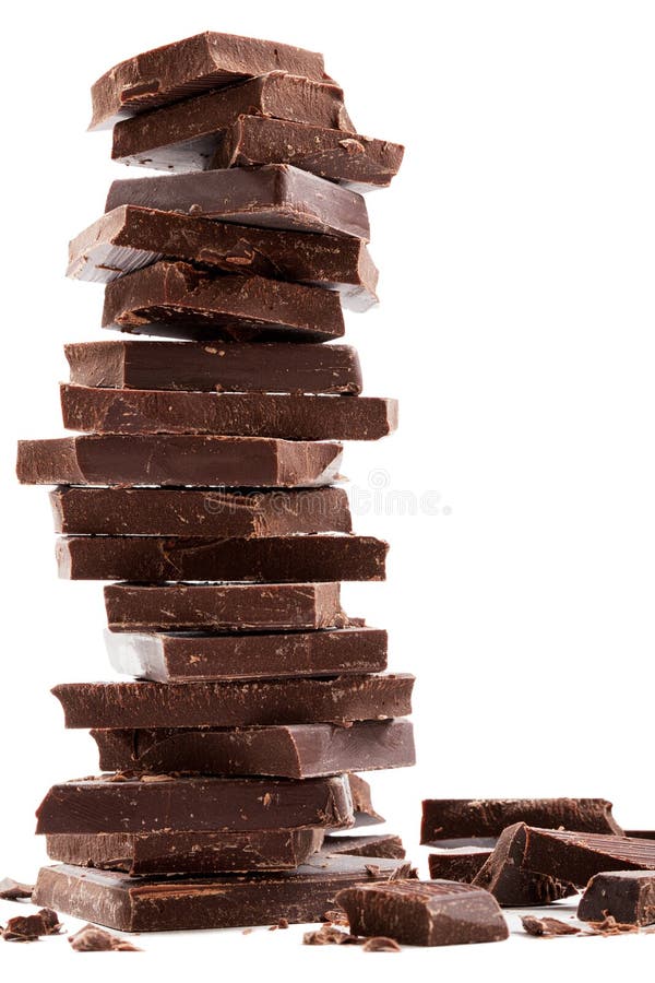 Dark chocolate bars stack stock image. Image of dark - 37896037