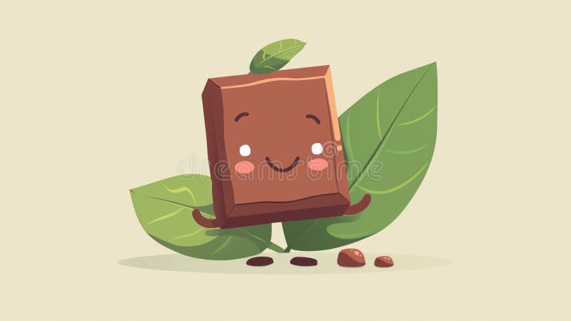 Dark Chocolate Blocks with Fine Cracks and Layered Cocoa Look Stock ...