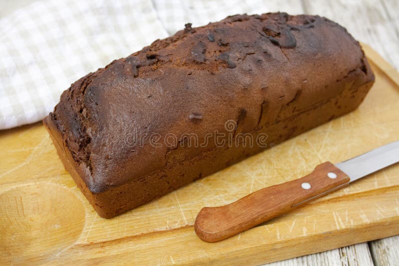 Dark chocolate cake stock photo. Image of piece, white - 124325166