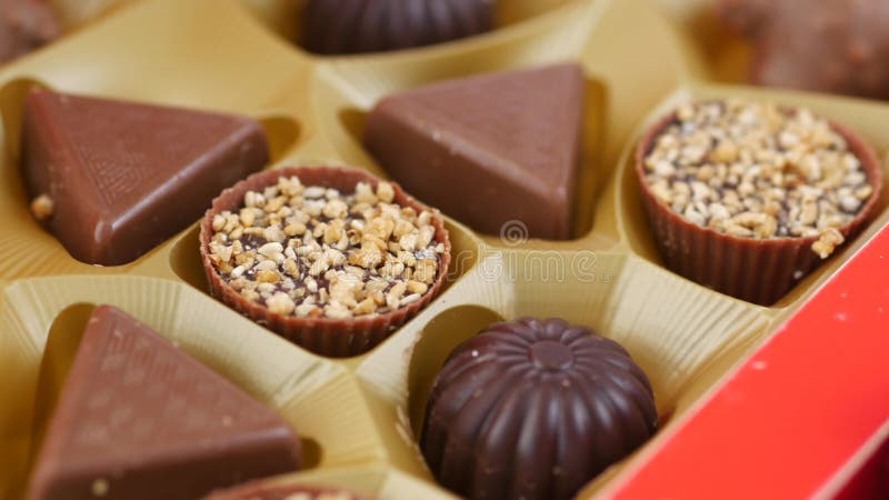 Dark Chocolate in a Plastic Packet Stock Footage - Video of brown ...