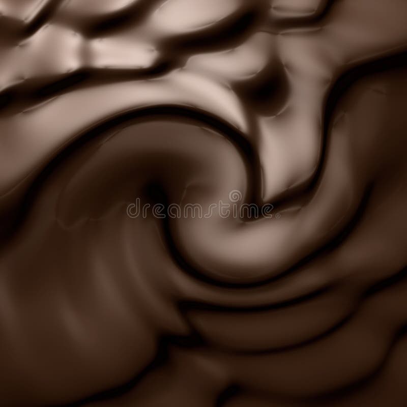 Dark chocolate swirl stock illustration. Illustration of caffeine ...