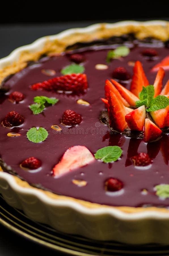 Raspberry reduction stock image. Image of sauce, smooth - 37988455