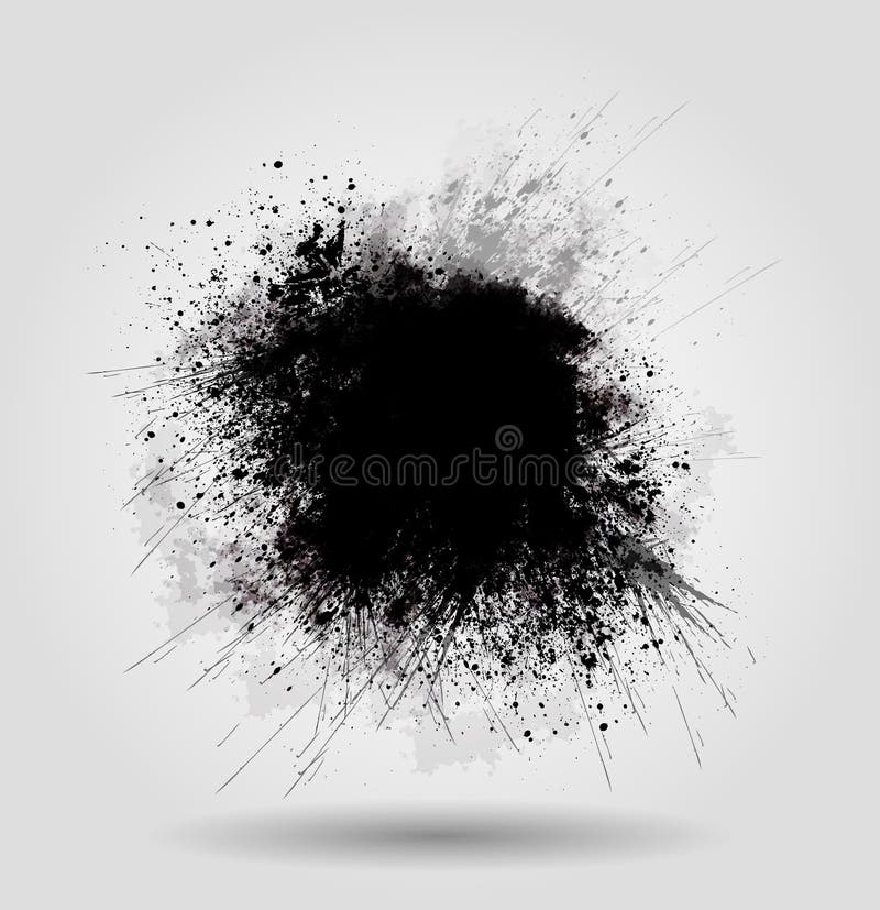 Dark Cloud Explosion Dirt Grunge Style Stock Vector - Illustration of ...