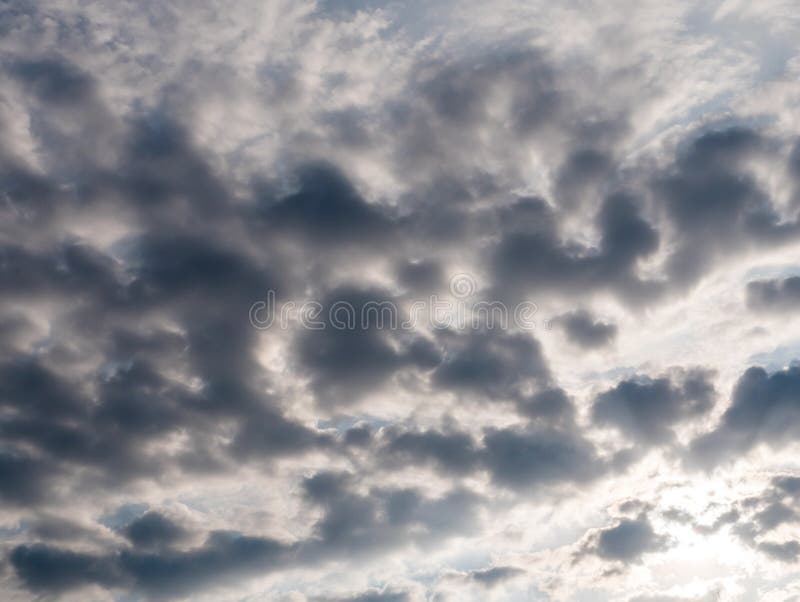 Dark Cloud in Morning No Sun Light Stock Photo - Image of ominous ...