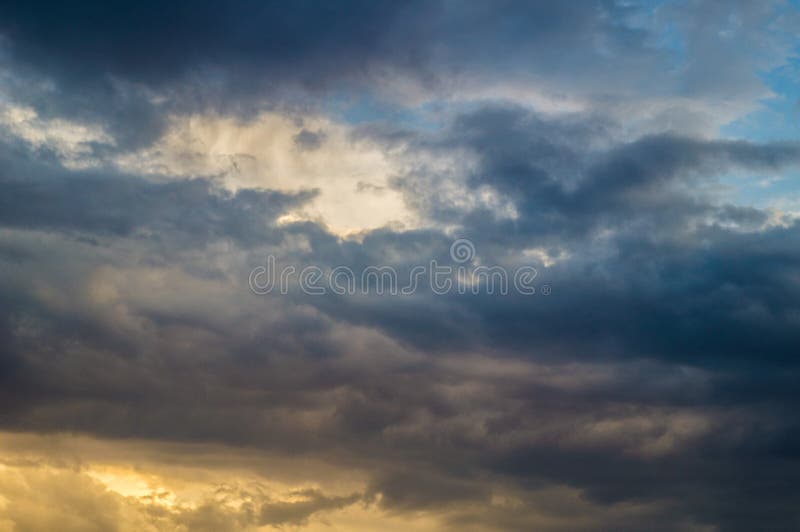 Dark clouds in bad weather stock photo. Image of weather - 115444068