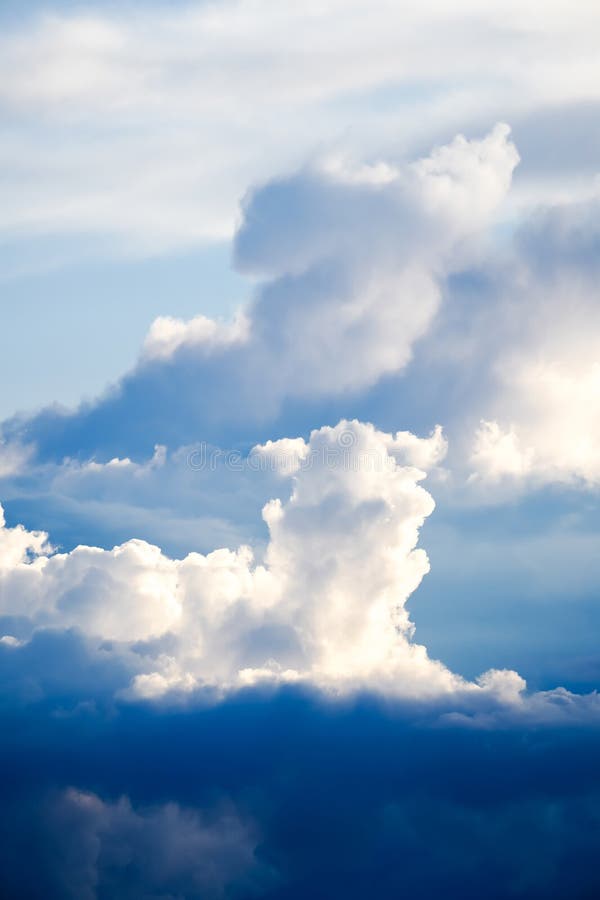 Cloudy sky. stock image. Image of cumulus, meteorology - 359161215