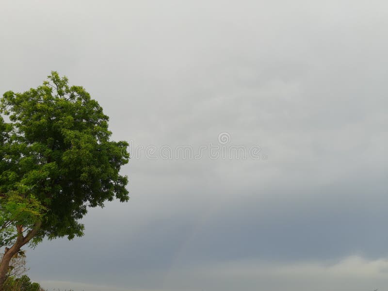 Dark Clouds Cloud and Strong Winds before the Rain. Stock Photo - Image ...
