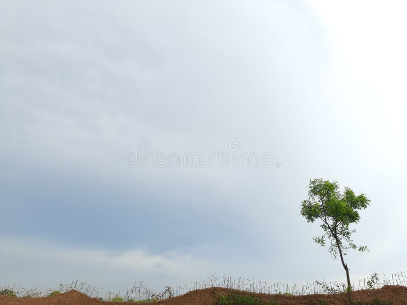Dark Clouds Cloud and Strong Winds before the Rain. Stock Photo - Image ...