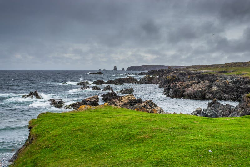 Dark Clouds Creating Drama at the Beach - Bonavista, Newfoundland ...
