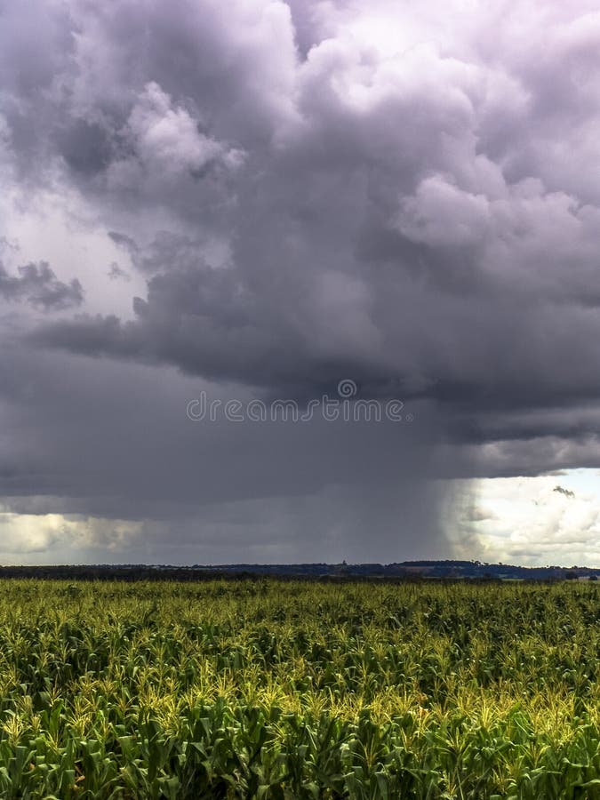 Dark clouds stock image. Image of rural, countryside - 97774181
