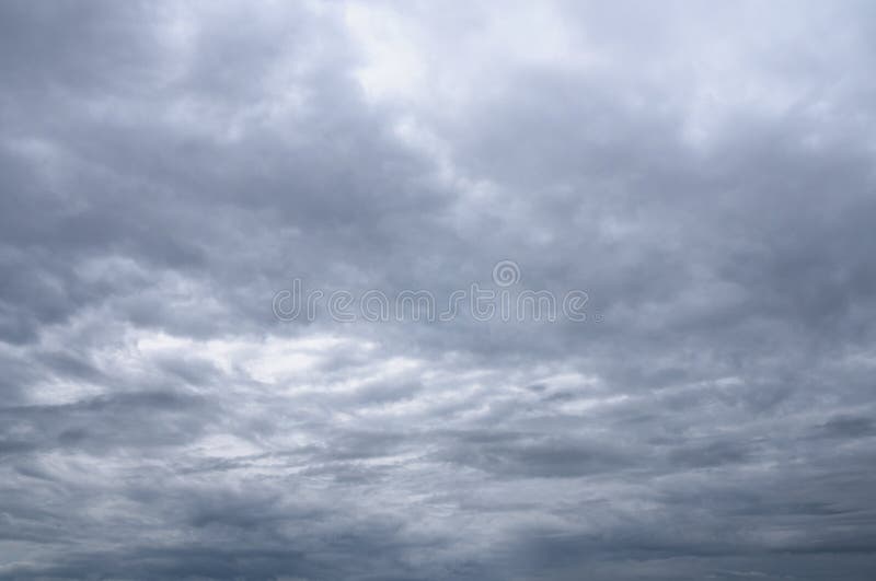 Dark Clouds in the Outdoor Sky on a Cloudy Day Stock Image - Image of ...