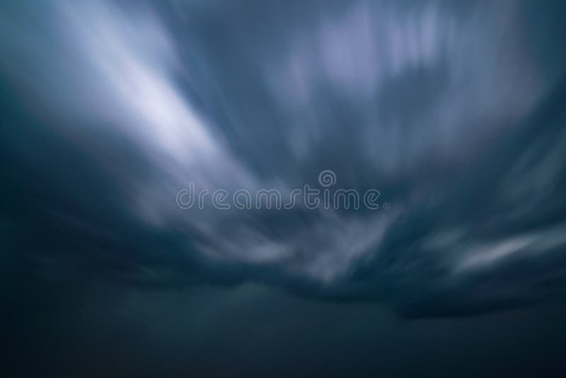 Dark Clouds on Sky with Motion Blur Effect Stock Photo - Image of ...