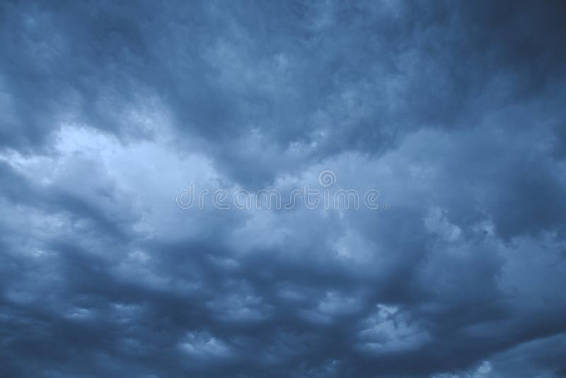 Stormy clouds in the sky stock illustration. Illustration of summer ...