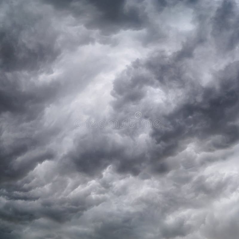 Dark Clouds in Thunderstorm Stock Image - Image of rainy, heavy: 84193123