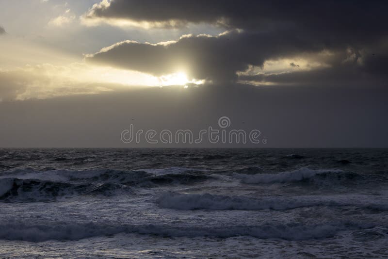 Sun rays after rain stock photo. Image of landscape, view - 30068134