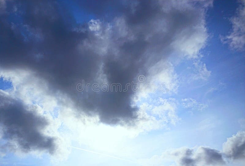 Dark Cloudy Skies. Weather Forecast Stock Image - Image of dark, ambie ...