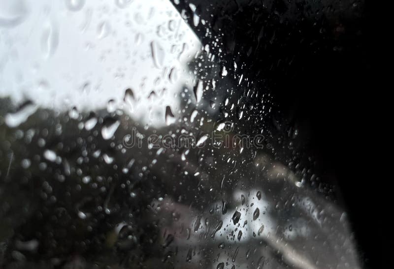 Black amd white raindrop stock photo. Image of drop - 229086128