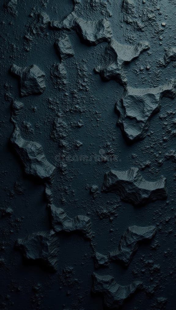 Dark, Coarse-grained Stone Rugged, Textured Surface , Basalt, Abstract ...