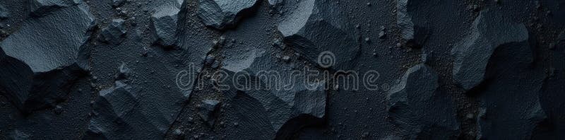 Dark, Coarse Grained Stone Texture Deep Shadows Accentuate Rough ...