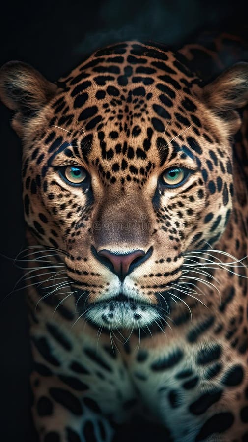 Dark Collage of Jaguar on Full Focus Background AI Generated Stock ...