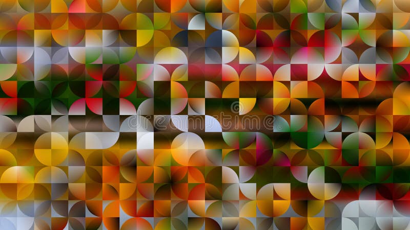 Dark Color Abstract Quarter Circles Background Stock Vector ...