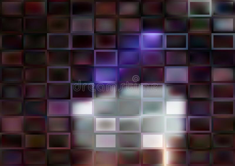 Dark Color 3D Cube Blocks Background Design Stock Vector - Illustration ...