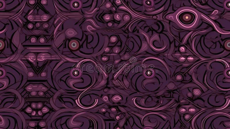 Dark Color Fabric Pattern Design Stock Illustration - Illustration of ...