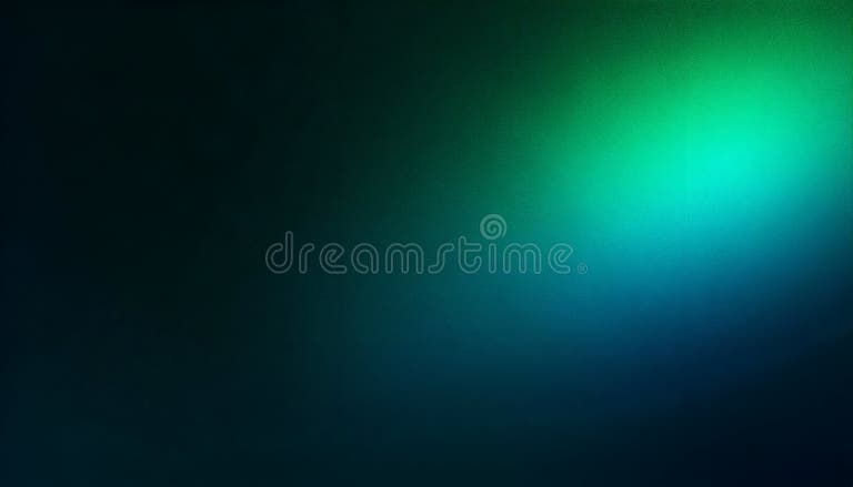 Dark Color Gradient Background, Green Blue Lights on Grainy Black ...