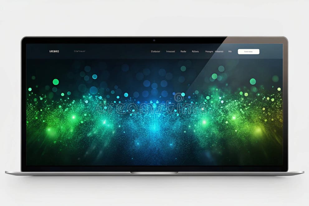 Dark Color Gradient Background, Green Blue Lights on Grainy Black ...