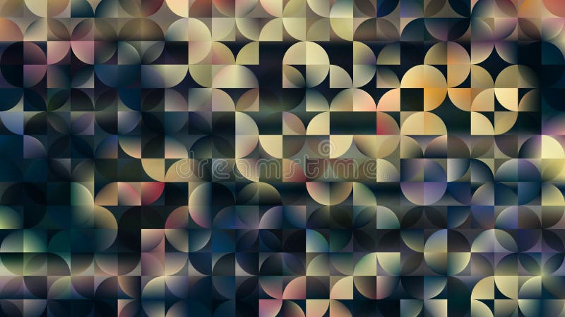 Dark Color Quarter Circles Background Stock Vector - Illustration of ...