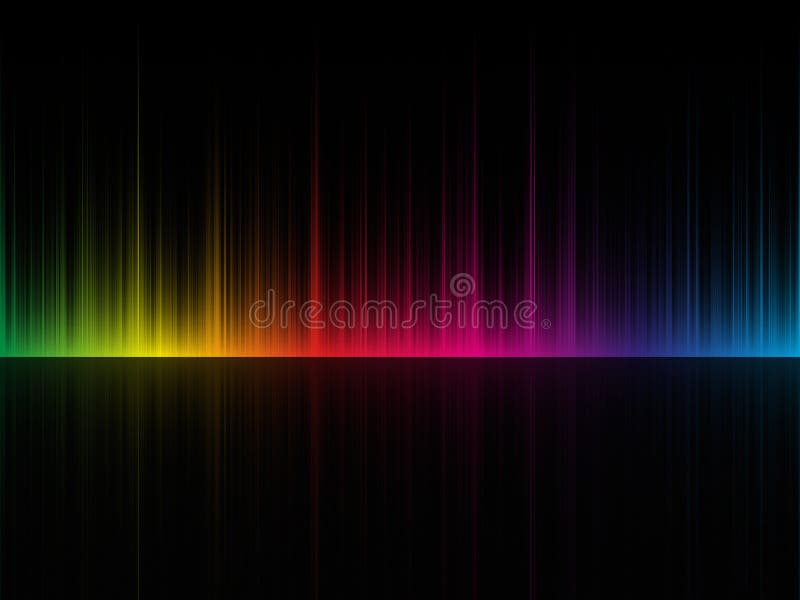 Dark Color Spectrum Background Stock Illustration - Illustration of ...