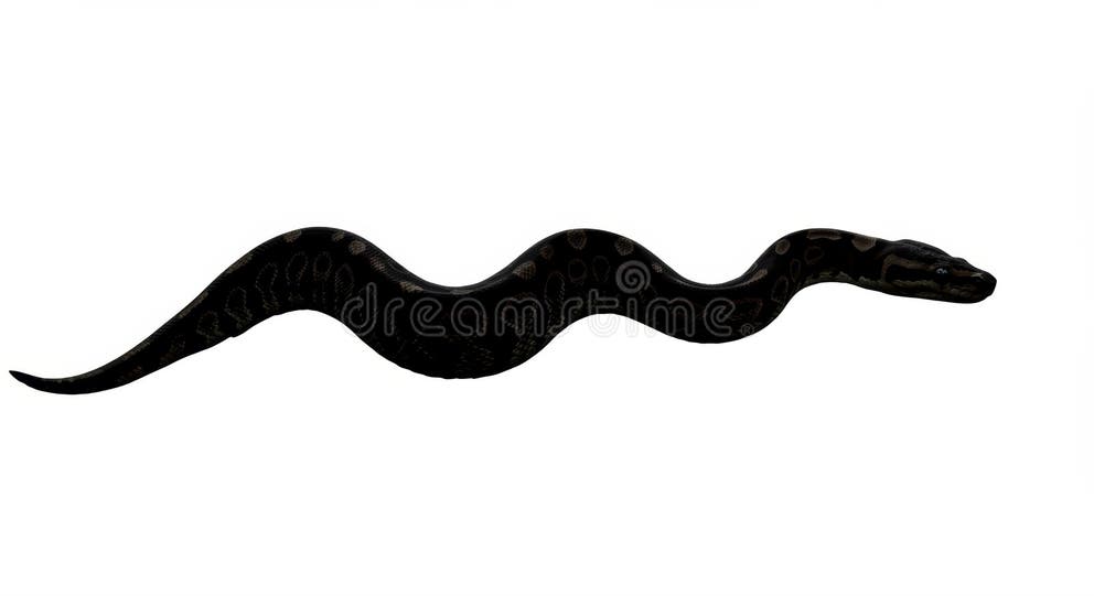 Black Python Silhouette stock illustration. Illustration of moustache - 383364386
