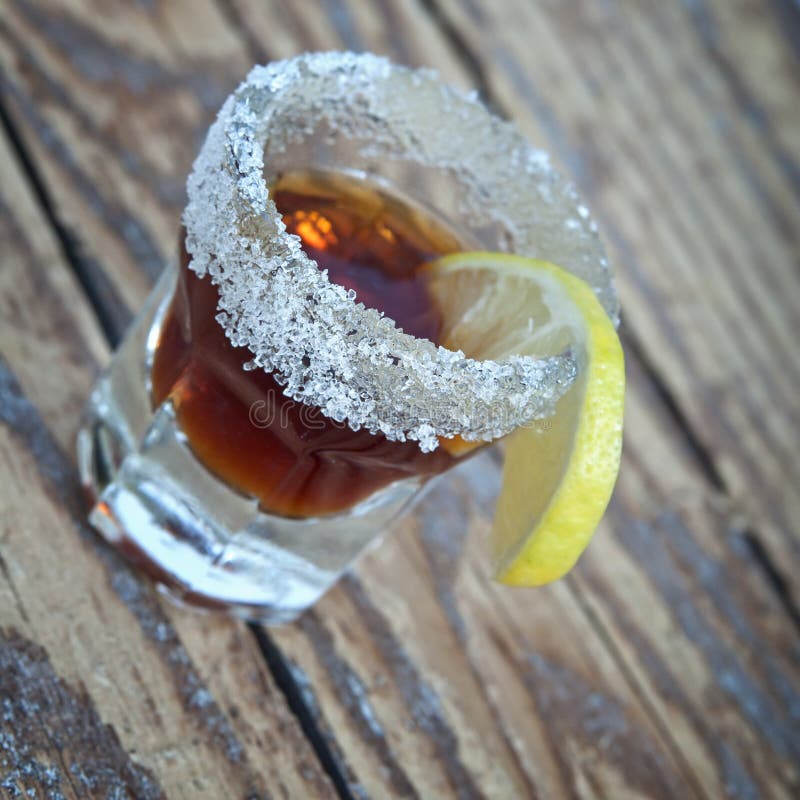Dark Colored Shot of Alcohol Stock Image - Image of glass, party: 27182219