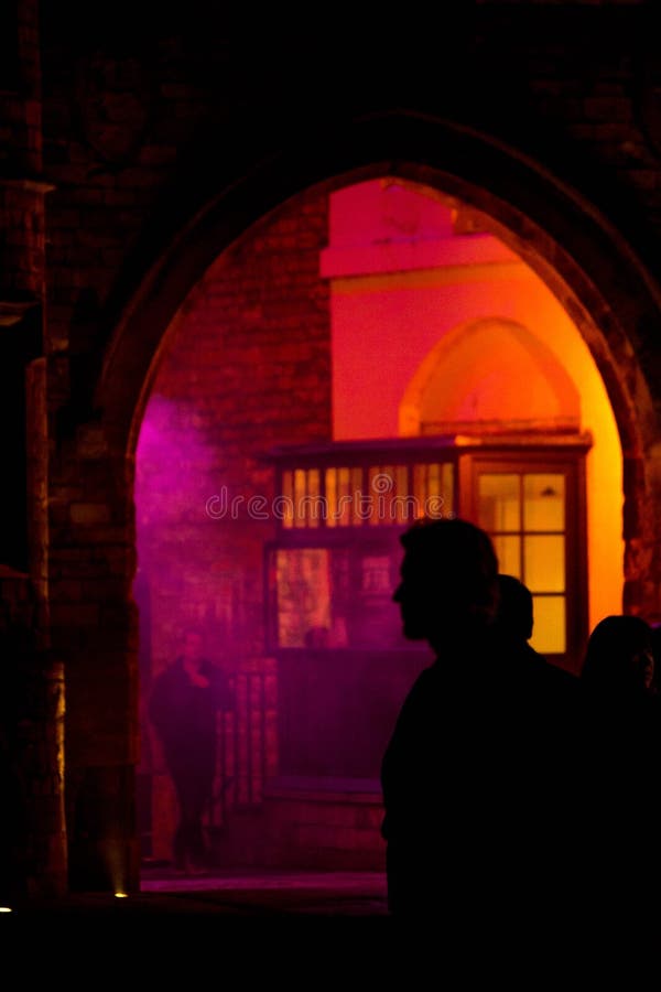 Lighted Castle editorial photography. Image of castle - 121365297