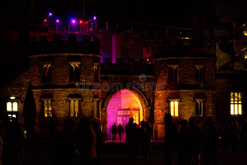 Lighted Castle editorial image. Image of lights, beam - 121365305
