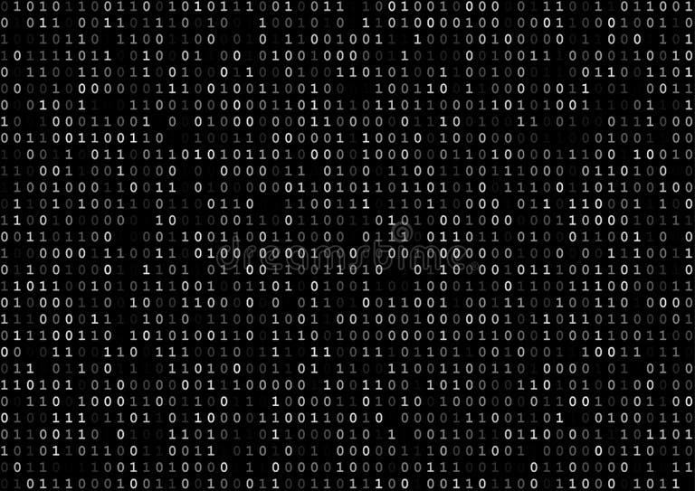 Dark binary code stock vector. Illustration of data - 182148949