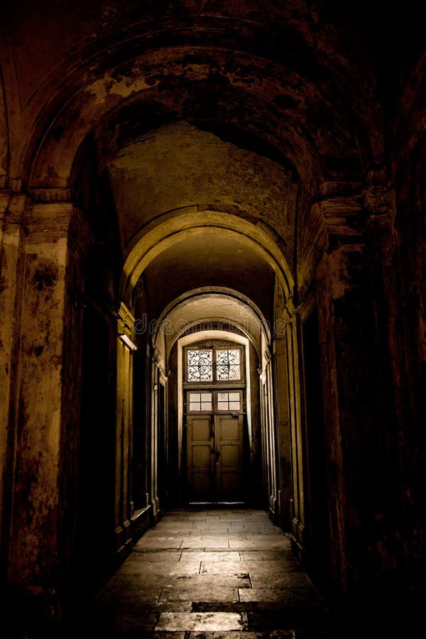 Light From Door. Light In The End Of A Corridor Stock Photo - Image of ...