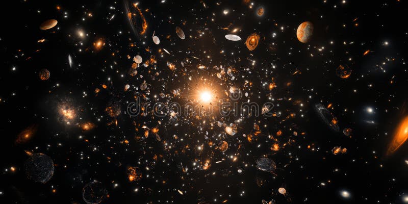 A Dark Cosmic Void with only a Single Glowing White Dwarf at Its Center ...