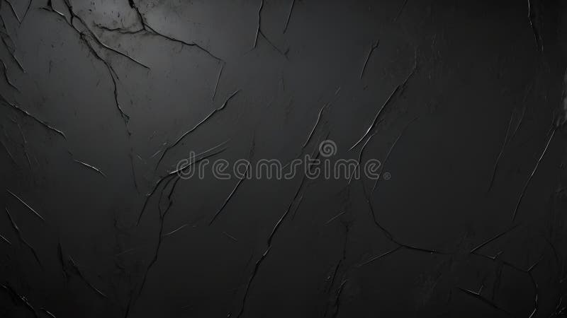 Dark Cracked Black Metal Texture Background Stock Illustration ...