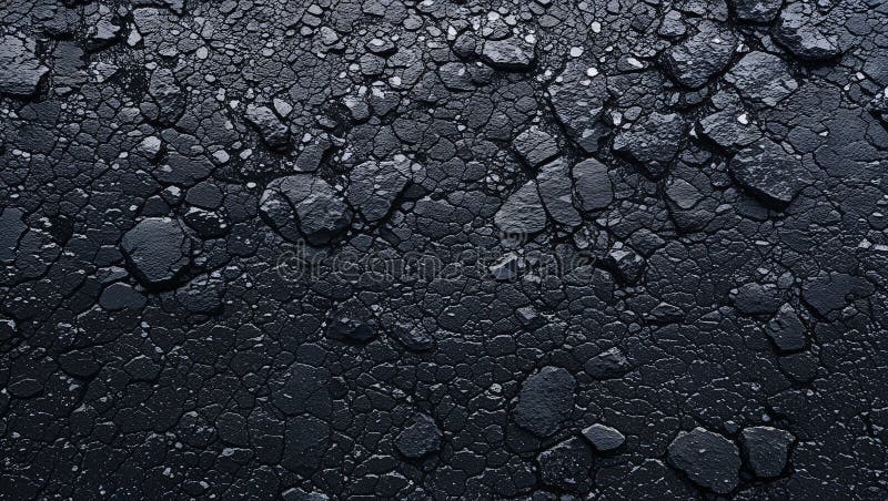 Dark Cracked Ground Surface with Rough Texture Stock Illustration ...