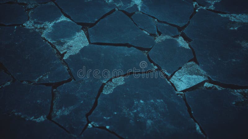 Dark Cracked Slate Texture with Deep Fissures for Background Design ...